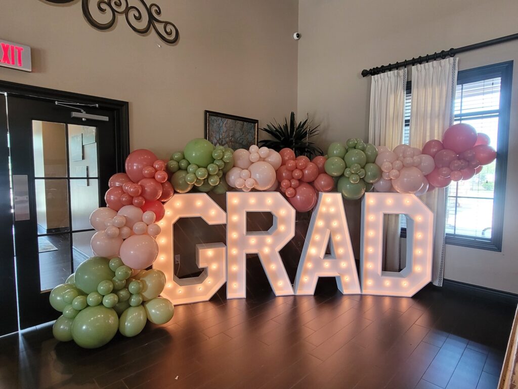 Marquee Letters GRAD - Natty Balloons